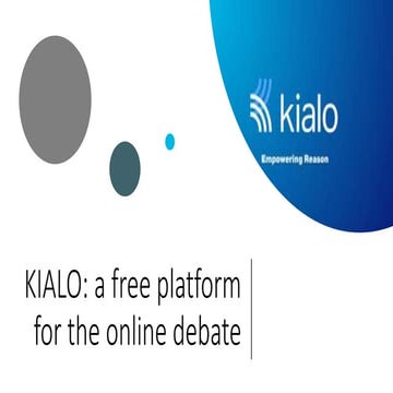 Kialo platform | PDF