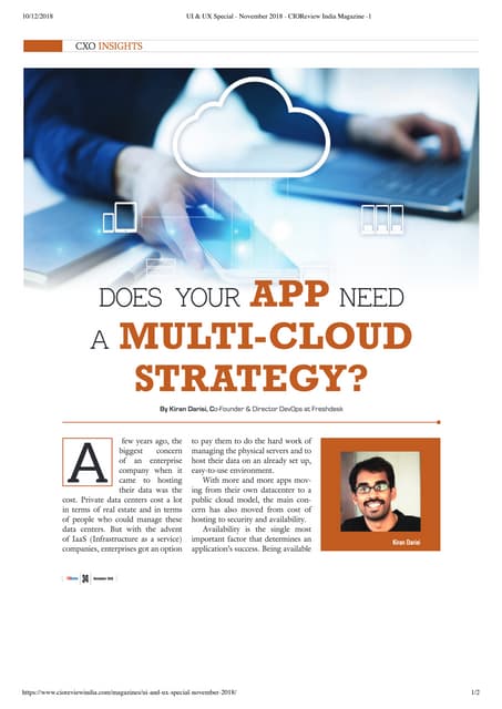 Multi Cloud Strategy Pdf