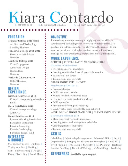 Adam Trimaine: Interior Design Architect CV | PDF | Business Administration | Business