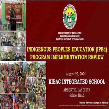 IPED IMPLEMENTATION.KiIBAC IS-IPEDFinaleReport-1.pptx