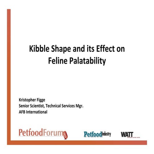 Kibble Shape And Its Effect On Palatability | PDF