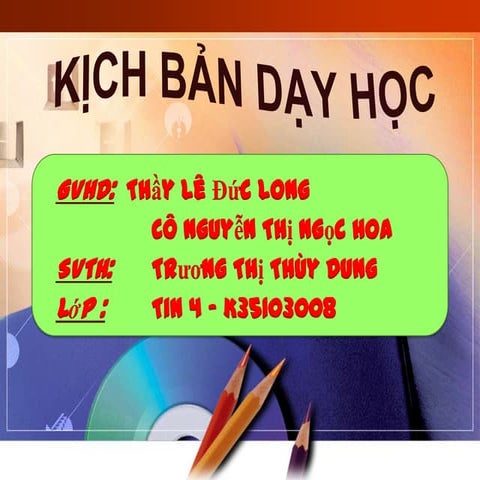 Kich ban day hoc | PPT