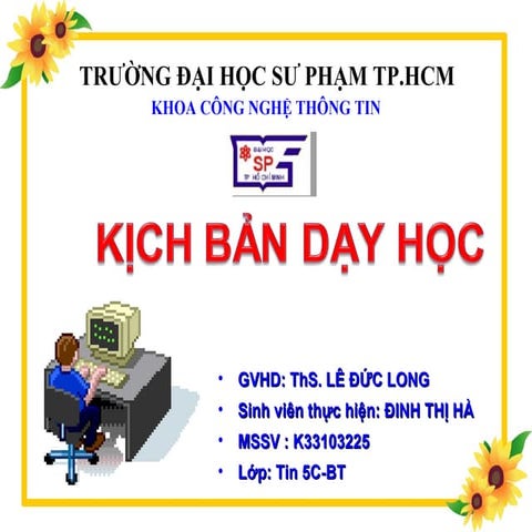 Kich ban bai 3 chuong 2(đinh thị hà k33103225) | PPT