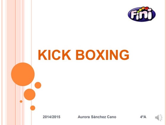 Kick boxing power point | PPTX
