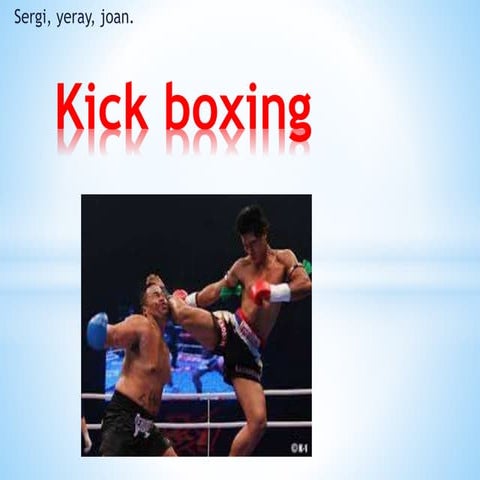 Kickboxing | PPTX