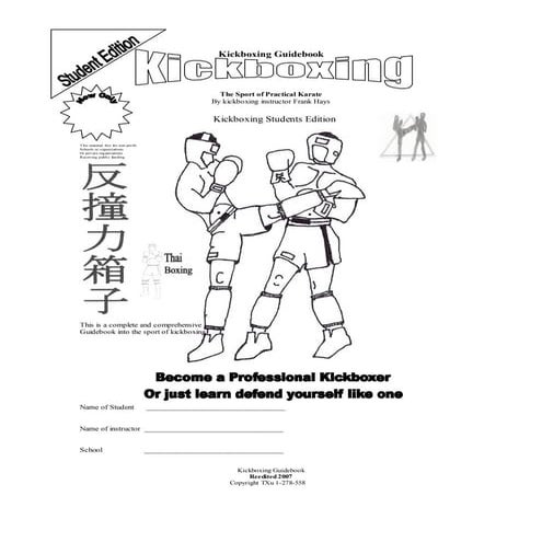 Kickboxing guidebook | PDF