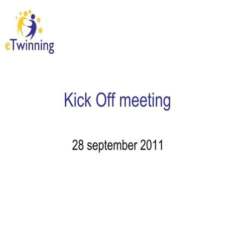 Kick off meeting | PPT