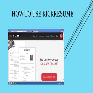 Kickresume | PPTX | Resume Writing and Advice | Job Search