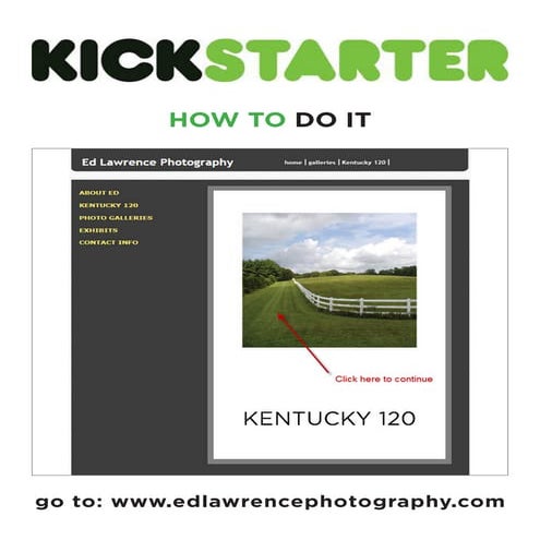 Kickstarter howto | PDF
