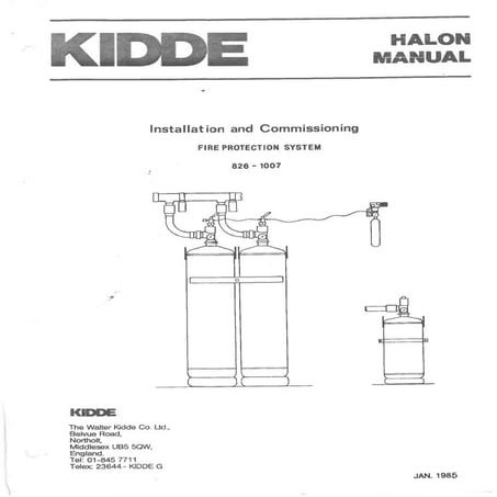 Kidde halon manual | PDF
