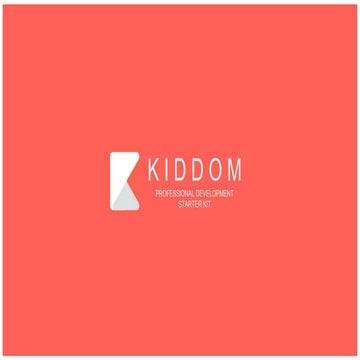 Kiddom Professional Development Kit | PDF
