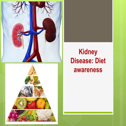 Kidney disease diet awareness | PPTX