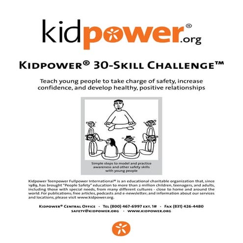 Kidpower 30-skill-challenge | PDF