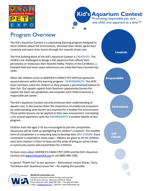 America's family pet expo booth dimensions | PDF | Fan Conventions | Events