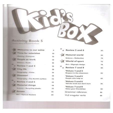 Kidsbox activitybook5-cscv | PDF