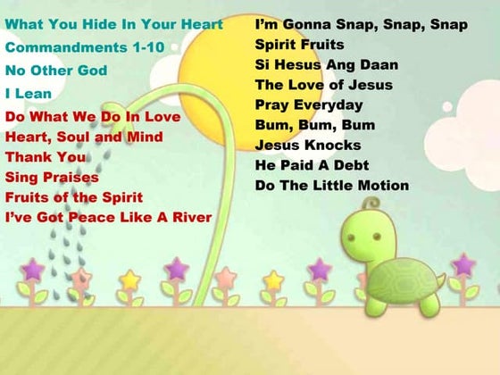 Lyrics for AWANA songs! | PPTX | Christianity | Religion & Spirituality