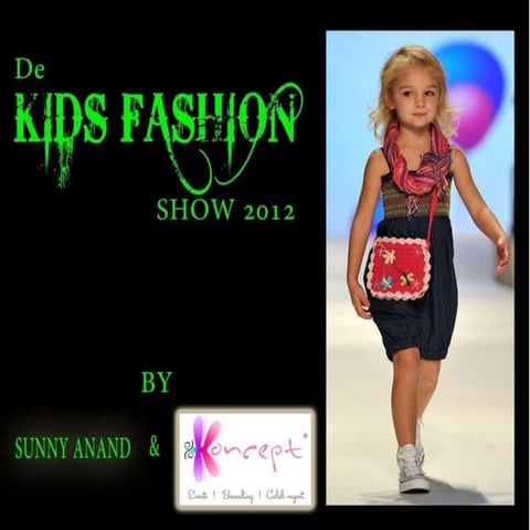 Kids fashion show sponsorship proposal | PPTX