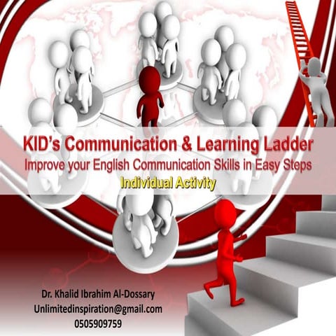 Kid's Communication and Learning Ladder English ( Individual activity ...