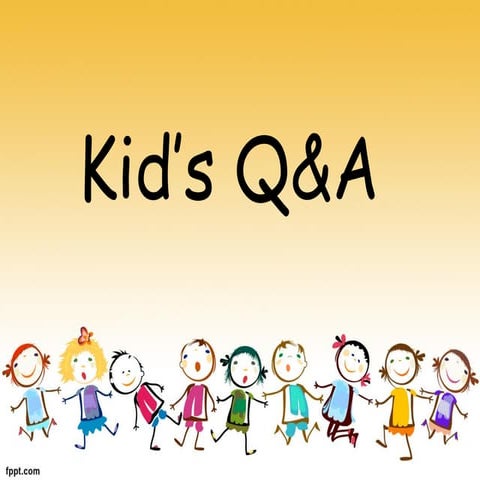 Kids Q & A Sunday | PDF