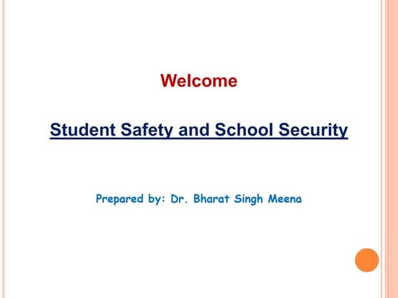 School Safety Management.pptx | Education
