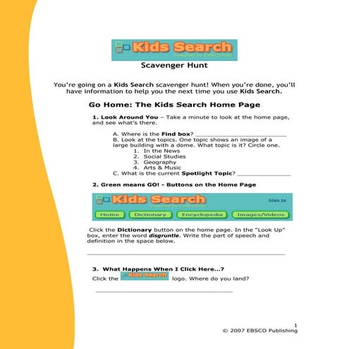 Scavenger hunt ppt | PPTX