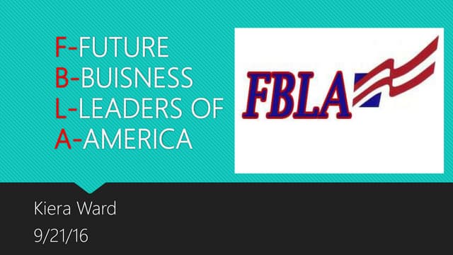 What is FBLA? | PPTX
