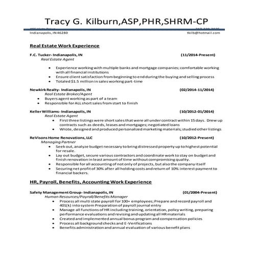2014 Resume for Gerald Harris | DOCX