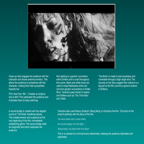 Main shot analysis: | PPT