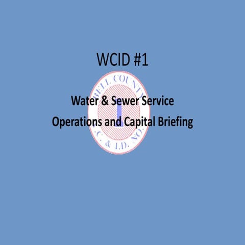 DS 16-190 WCID#1 Relationship with City of Killeen | PPTX