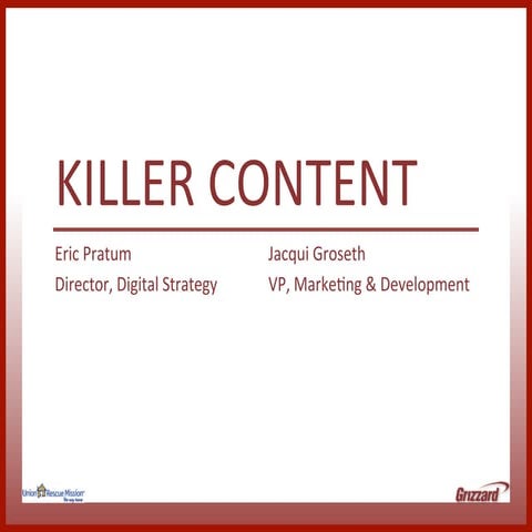 Killer content ppt lower res pdf | PPT