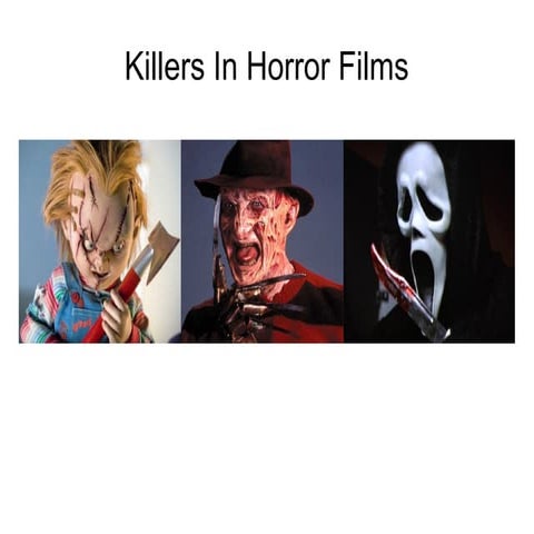 Killers in horror | PPT