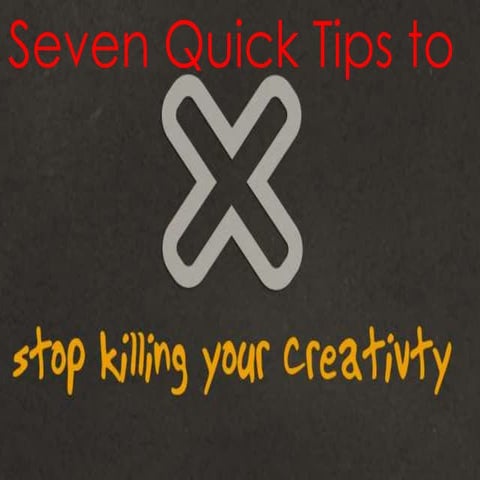 Killing creativity | PPTX