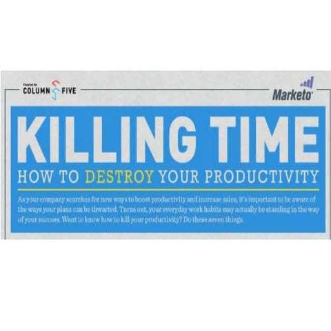 Killing Time: How to Destroy Your Productivity [Infographic] | PPTX