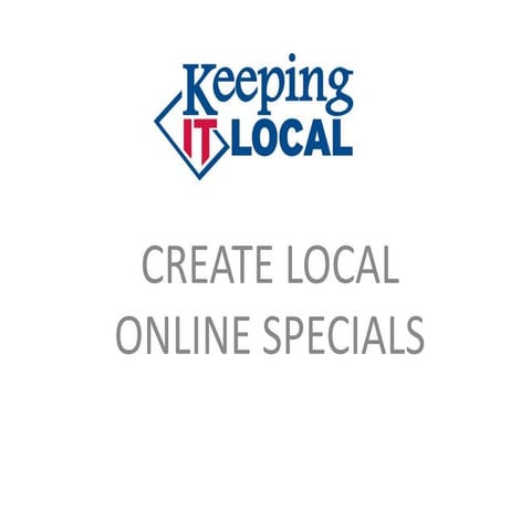 Kil online specials | PPTX | Coupons and Discounts | Shopping