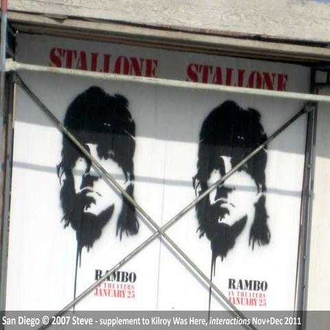 Kilroy was Here: Street art photos by Steve Portigal and Julie ...