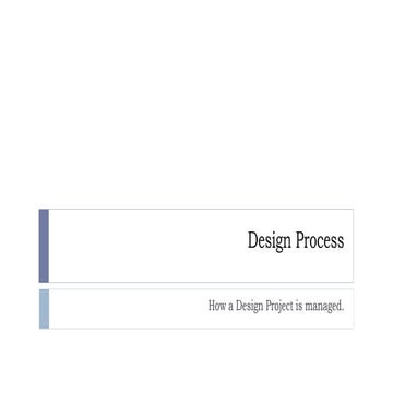 Design process | PPTX