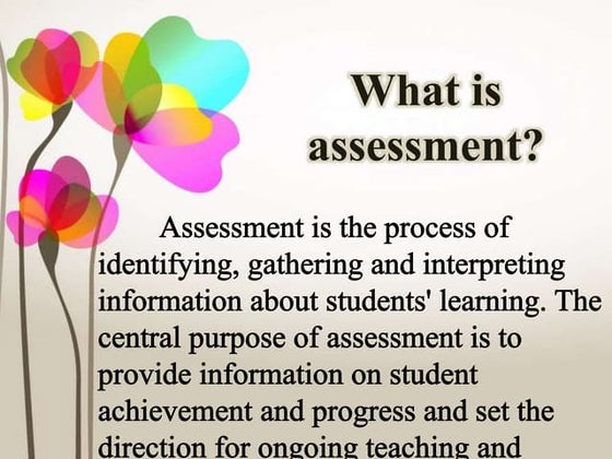 Grasps for assessment design | PPTX