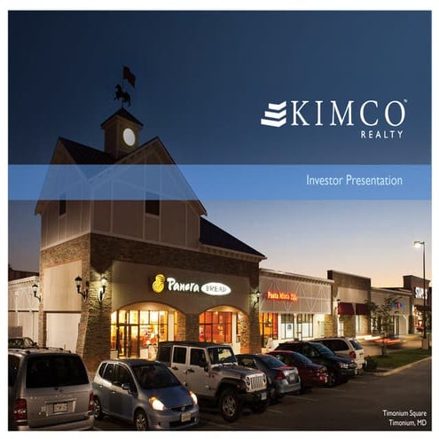 Kimco Investor Presentation | PDF