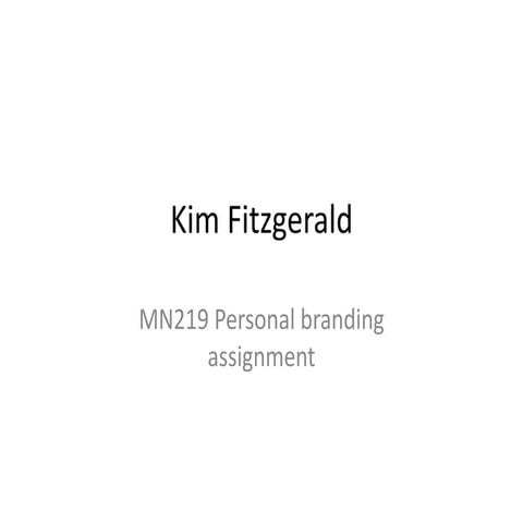 Kim fitzgerald | PPTX