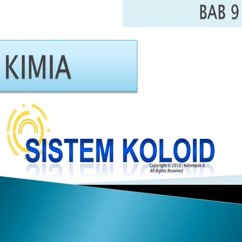 Kimia Sistem Koloid | PPTX