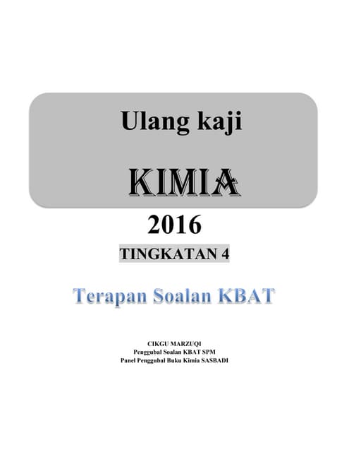 Jadual ion kimia | DOC