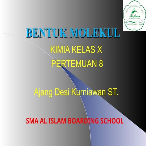 KIMIA-PERTEMUAN-8-KELAS-X semester genap.ppt