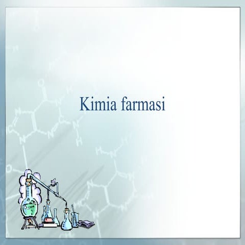 Kimia farmasi analitik kualitatif dan kuantitatif | PPTX