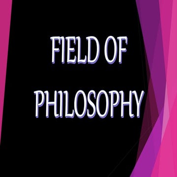 Kim report (Fields of Philosophy) | PPT