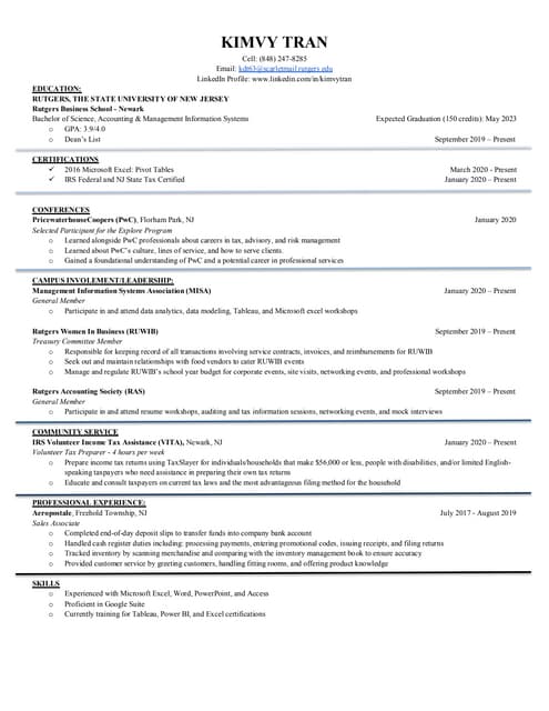 MAUREEN CV23 | PDF