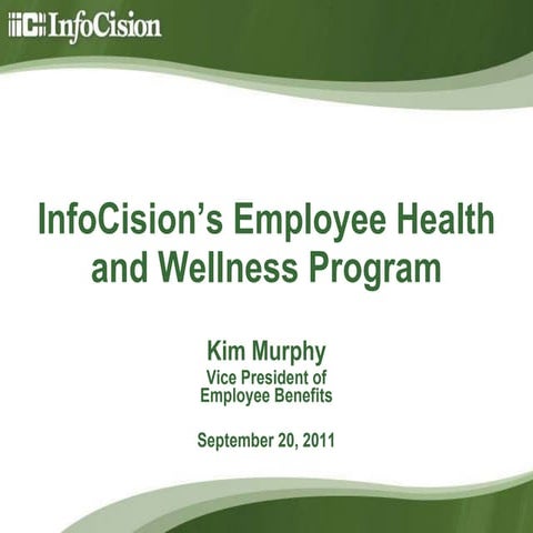 InfoCision's Employee Health and Wellness Program | PPT