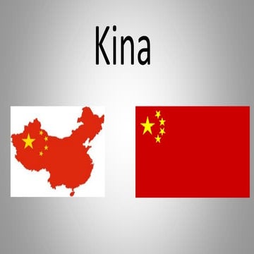 Prezentacija o Kini - Geografija | PPTX