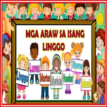 Mga Araw Sa Isang Linggo | PPTX