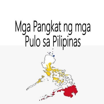 Mga Pangkat ng mga Pulo sa Pilipinas | PPTX