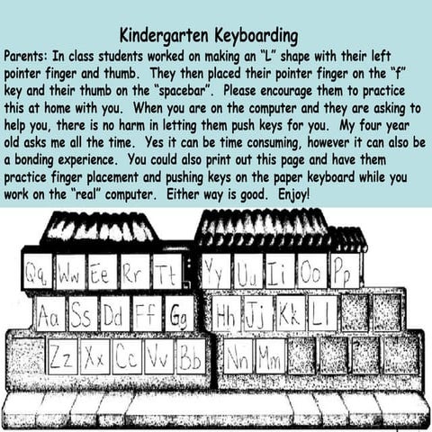 Kindergarten Keyboarding | PPT